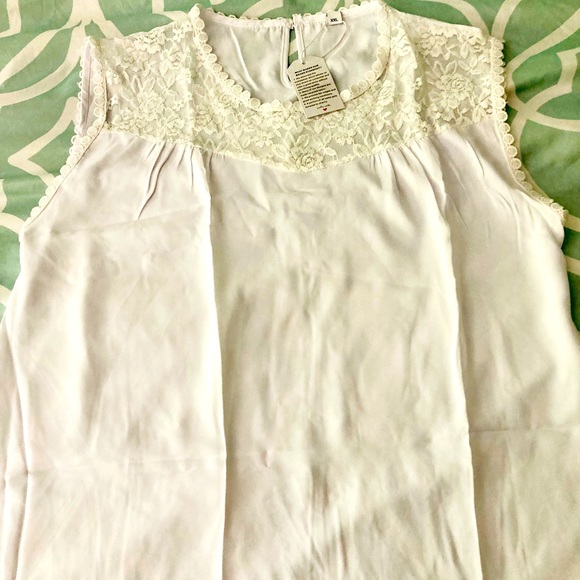 QVC | Tops | Qvc Lace Tank Top | Poshmark